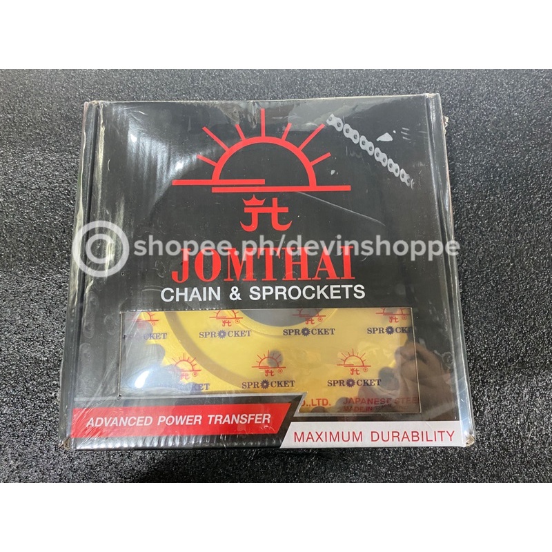 JT Jomthai Chain And Sprocket Set Wave 100 / Xrm 125 GOLD | Shopee ...