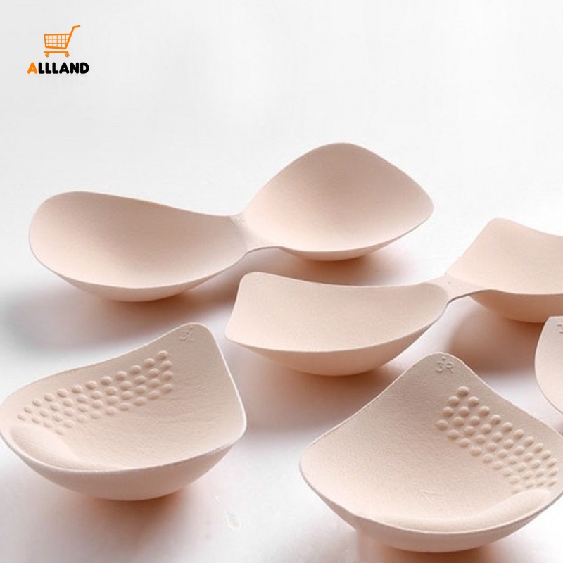 Women Imitation Latex Soft Invisible Bra Pads/ Removable Sponge Inserts ...
