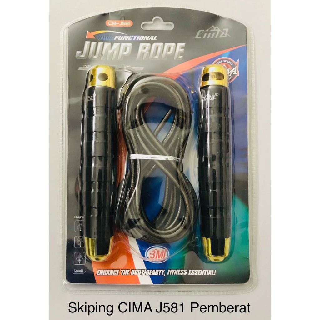 Skiping - JUMP ROPE - Five Five Weight ROPE J581 Iron SELING | Shopee ...