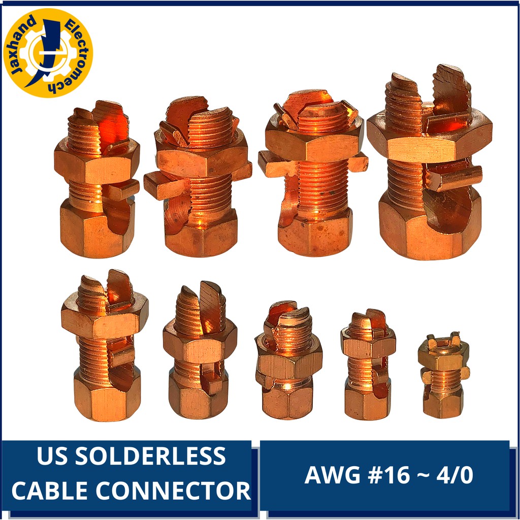 Solderless Connector AWG #16 to #2/7 | Shopee Philippines