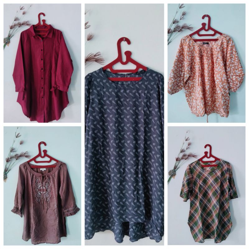 Preloved blouse And Tunic | Shopee Philippines
