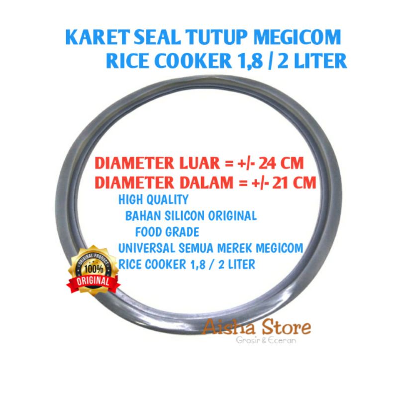 RUBBER LID MEGICOM RICE COOKER RUBBER SEAL RICE COOKER MEGICOM RUBBER ...