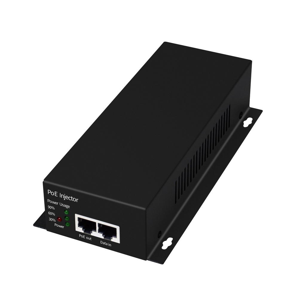 90W Industrial Grade Gigabit POE Injector network power supply 10/100 ...