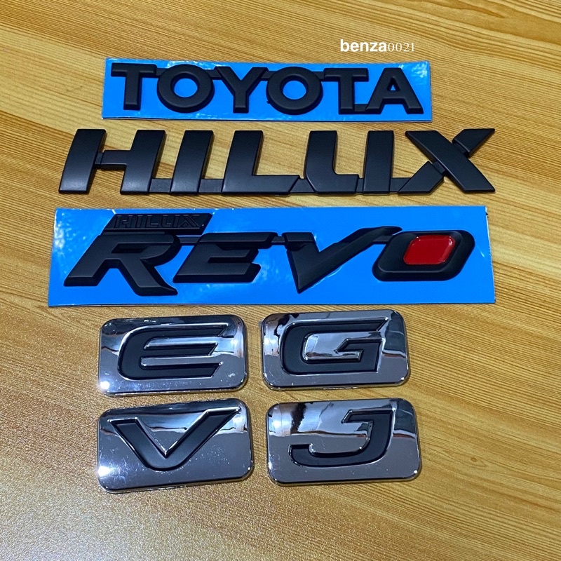 Toyota Hilux Revo E V G J Logo Emblem Per Piece | Shopee Philippines