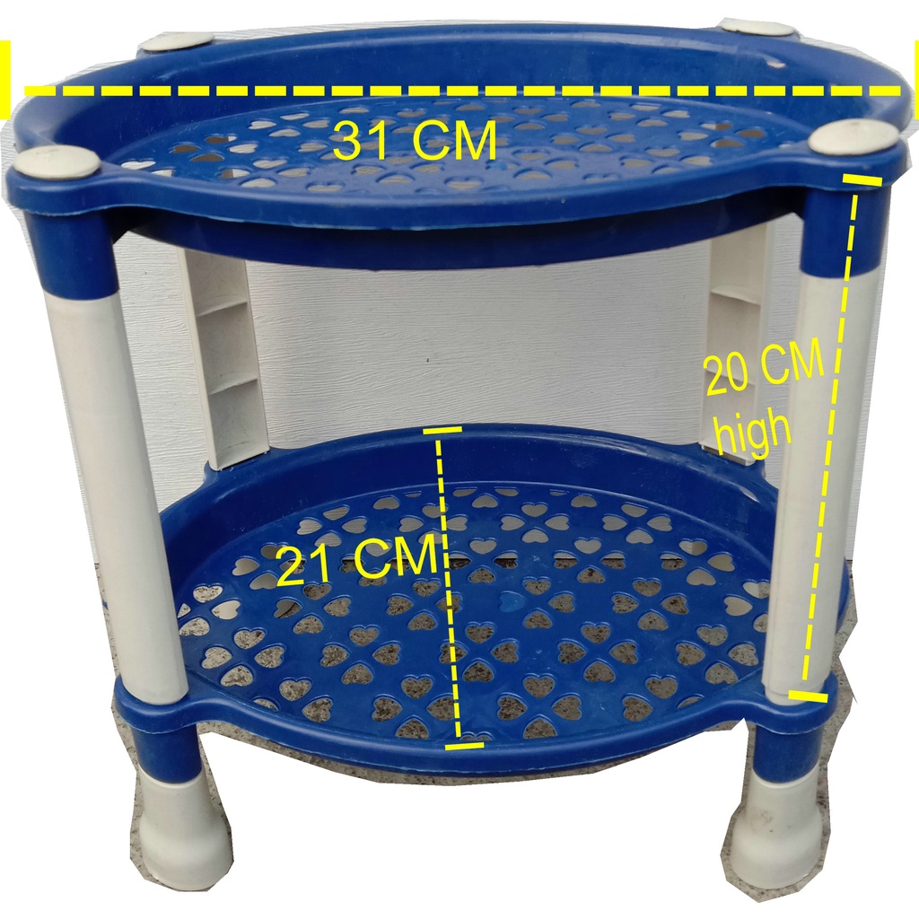 Oval plastic utility rack organizer，31L x 21W x 20cm high-9921 ...