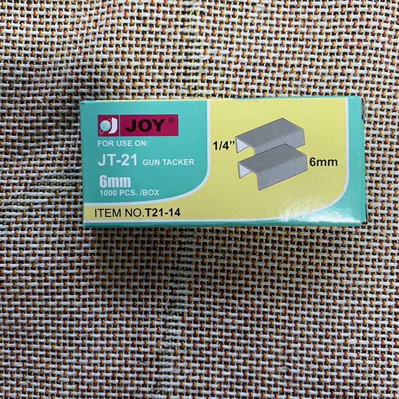 Joy Staple Wire JT-21 1000pcs per Box School Office Supplies | Shopee ...