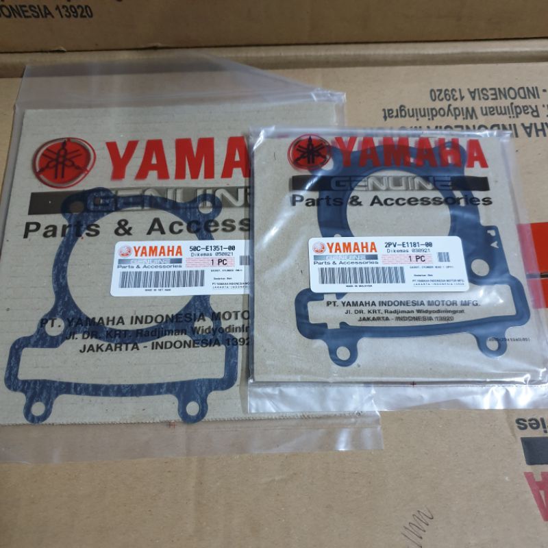 Genuine Yamaha Sniper 150 Head and Base Gasket set | Shopee Philippines