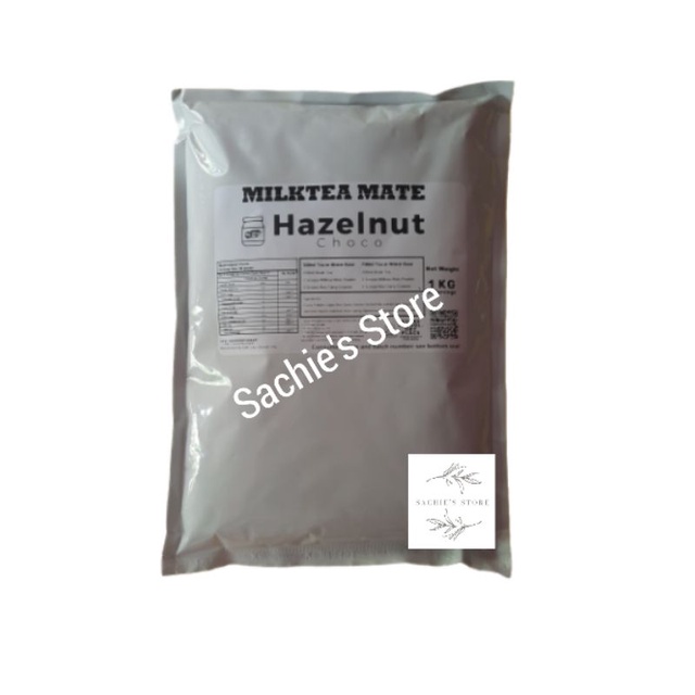 MLKT Milktea Mate Powder Hazelnut Chocolate (1kg Powder) | Shopee ...