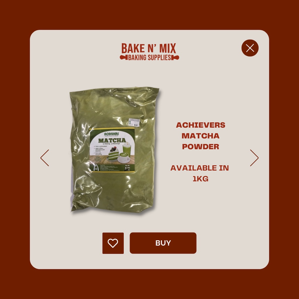 Achiever's Matcha Powder 1kg | Shopee Philippines