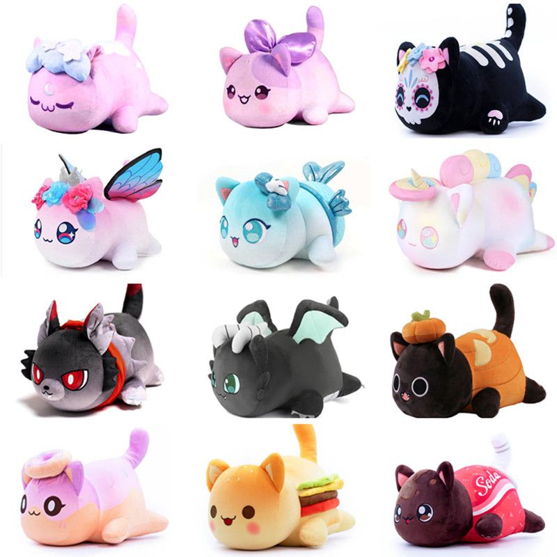 Meows Aphmau Plush Doll Coke French Fries Burgers Bread Sandwiches Food ...