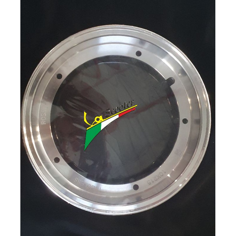 Vrossi Ring 10 CHROME Vespa classic Tubeless rims 1 pcs Original unit ...