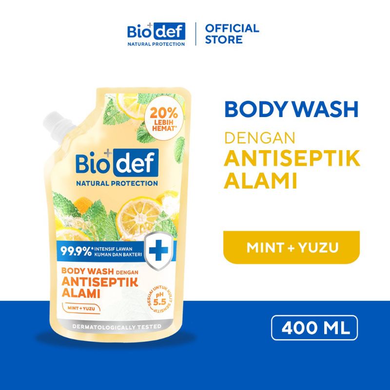 Biodef natural protection body wash With natural Antiseptic Net 400ml ...