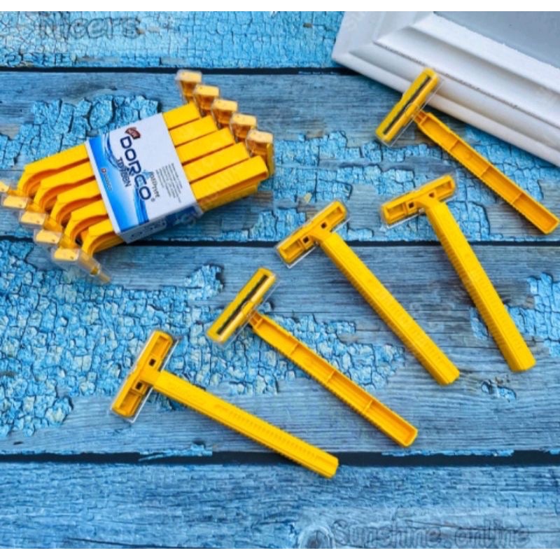 DORCO RAZOR YELLOW 10pcs | Shopee Philippines
