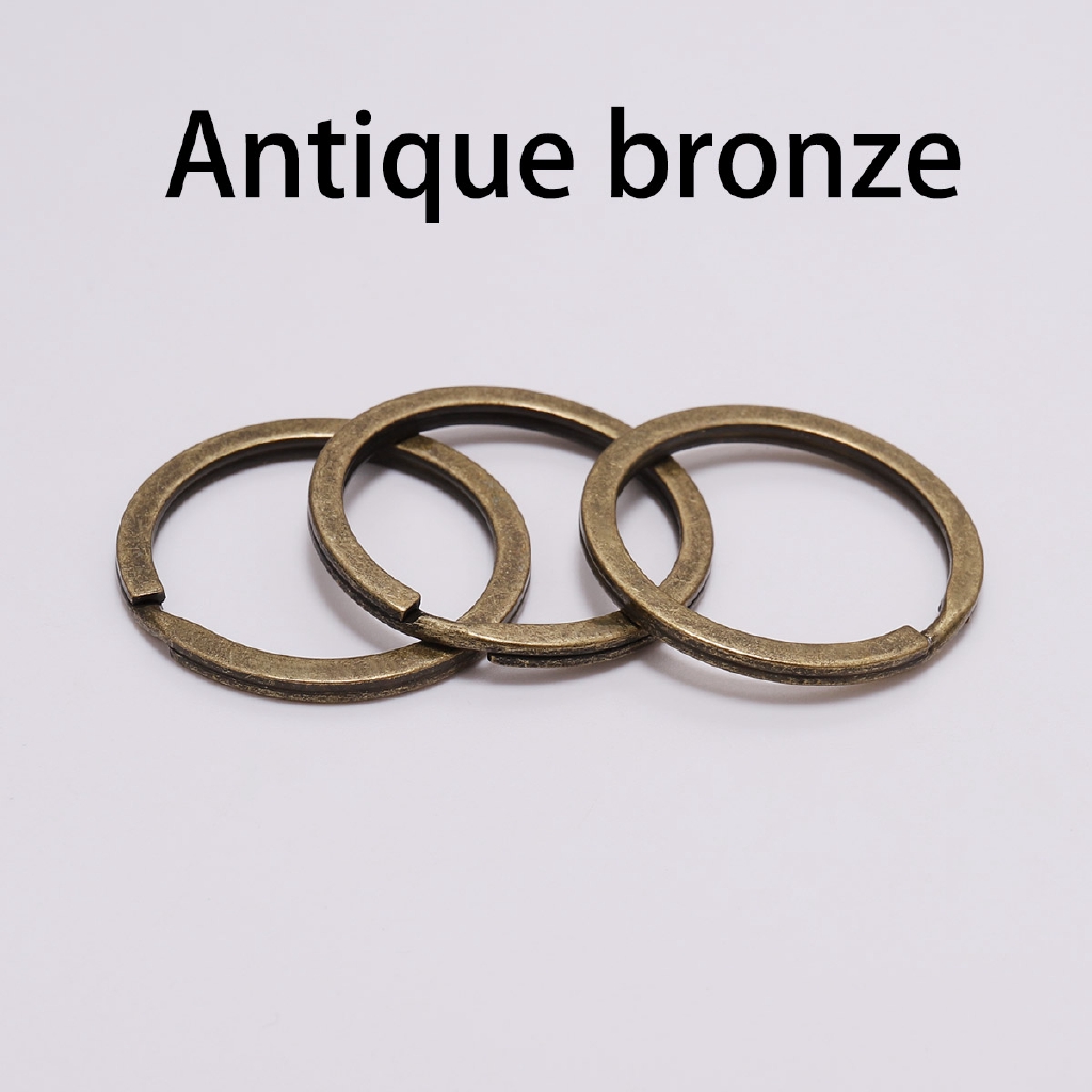 St.kunkka Round Key Ring - Gold/SilverMetal Pendant Circle Connector ...