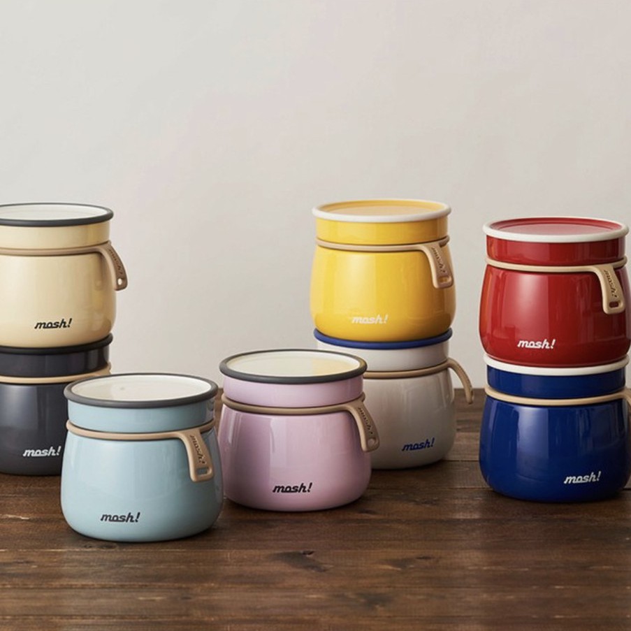Mosh - Thermal Flask Double Wall Food Jar (350ml / 480ml) / Baby Kids food container storage box ...