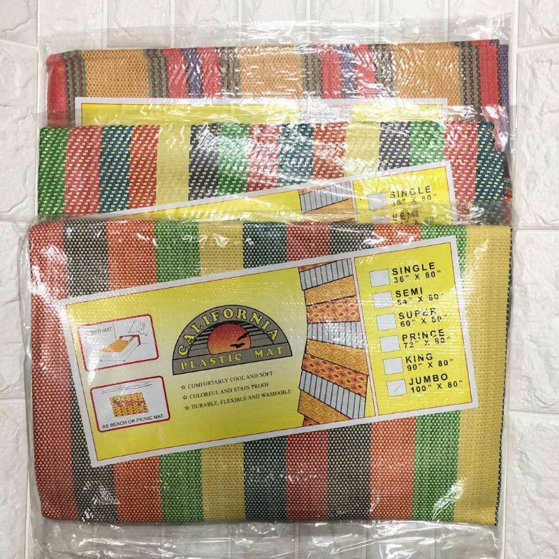 Plastick Mat (banig) california | Shopee Philippines