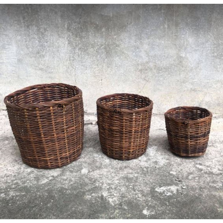 Tilob Plant Basket - SET OR BY PIECE - Natural Material | Shopee ...