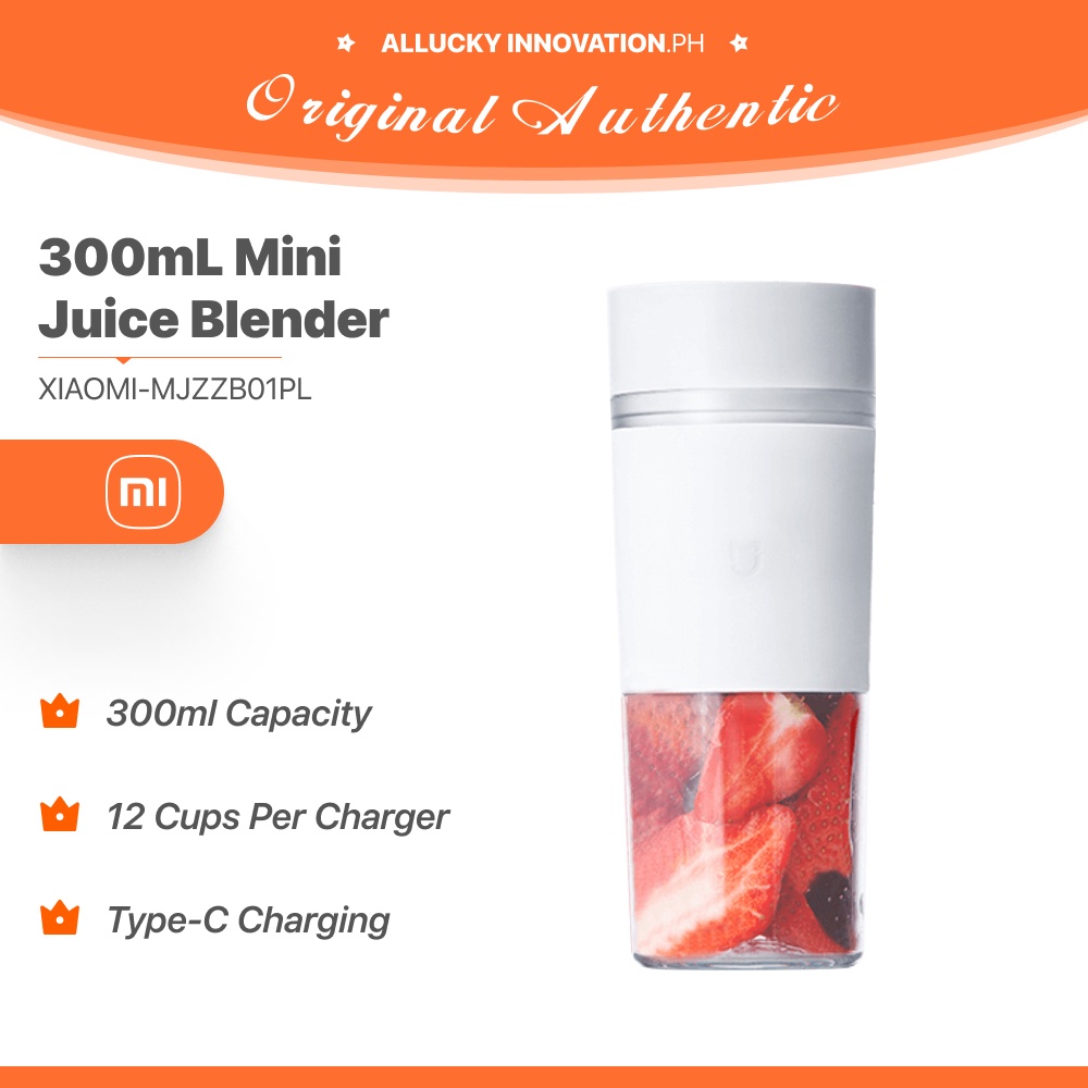 Xiaomi Portable Juicer Cup Rechargeable Fruit Blender MJZZB01PL 300ML ...