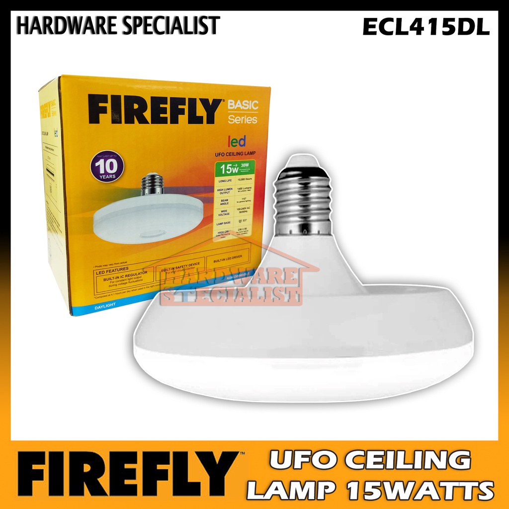Firefly UFO Ceiling Led Lamp 15 Watts ECL415DL or 20 Watts ECL420DL ...