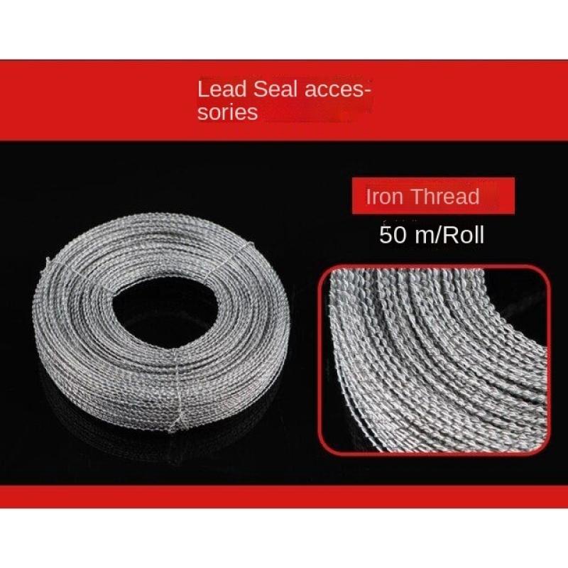 30m/roll Copper Seal Wire 50m/rool Iron Wire Two Shares Copper Lead ...