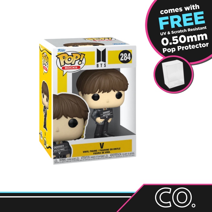 Funko Pop Rocks BTS Butter V 284 With Free Protector | Shopee Philippines