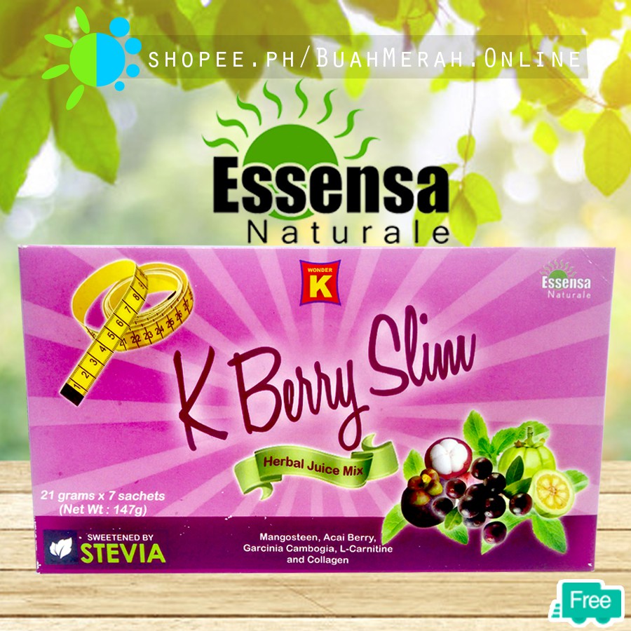 K Berry Slim Body Slimming Juice Herbal Drink with L Carnitine Collagen ...