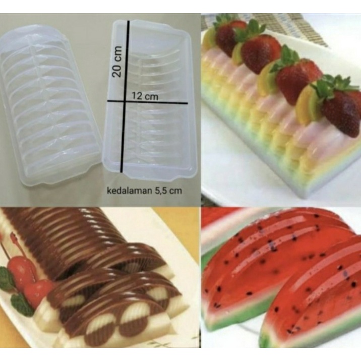 Rainbow Agar Mold/Rainbow Chocolate Pudding Jelly Mold | Shopee Philippines