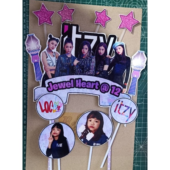 ITZY INSPIRED PERSONALIZED CAKE TOPPER | Shopee Philippines