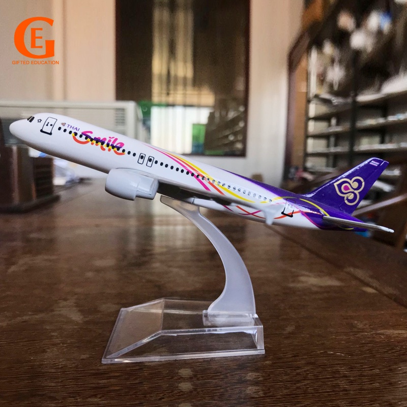 Thailand Airlines Smile Thai Airbus A320 Aircraft Model A320 Diecast ...