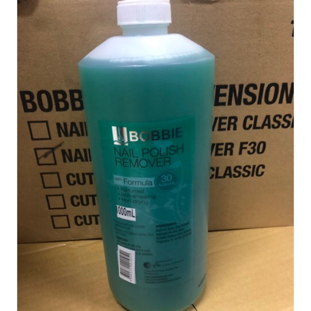 Bobbie acetone 1 Litter nail polish remover | Shopee Philippines