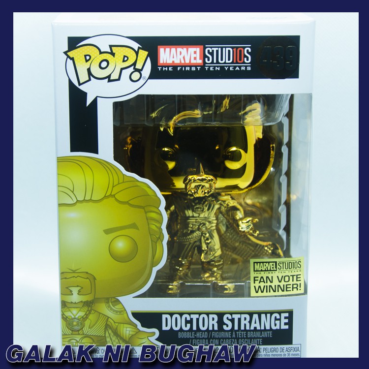 Funko Pop! (Marvel) Doctor Strange (Gold Chrome) | Shopee Philippines