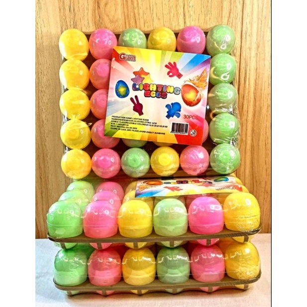 Lightning Egg with Candies!!! 30pcs per Tray | Shopee Philippines