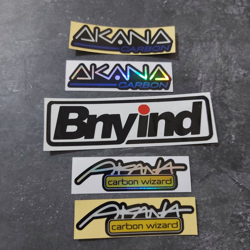 Princut MINI SMALL WIZARD CARBON AKANA STICKER | Shopee Philippines