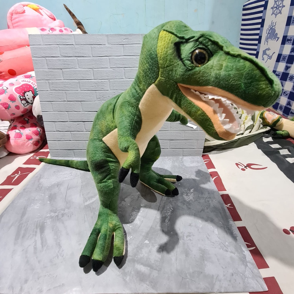 Trex Raptor brontosaurus triceratops Dino Dinosaur Stuffed Plush Doll ...