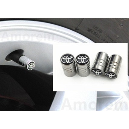 4pcs Toyota Tire Valve Caps for Vios Yaris Rav4 Camry Corolla Land ...