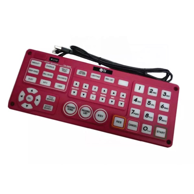 ORIGINAL TJ MEDIA KEYPAD/KEYBOARD USB TYPE BLACK TPR 310PB | Shopee ...