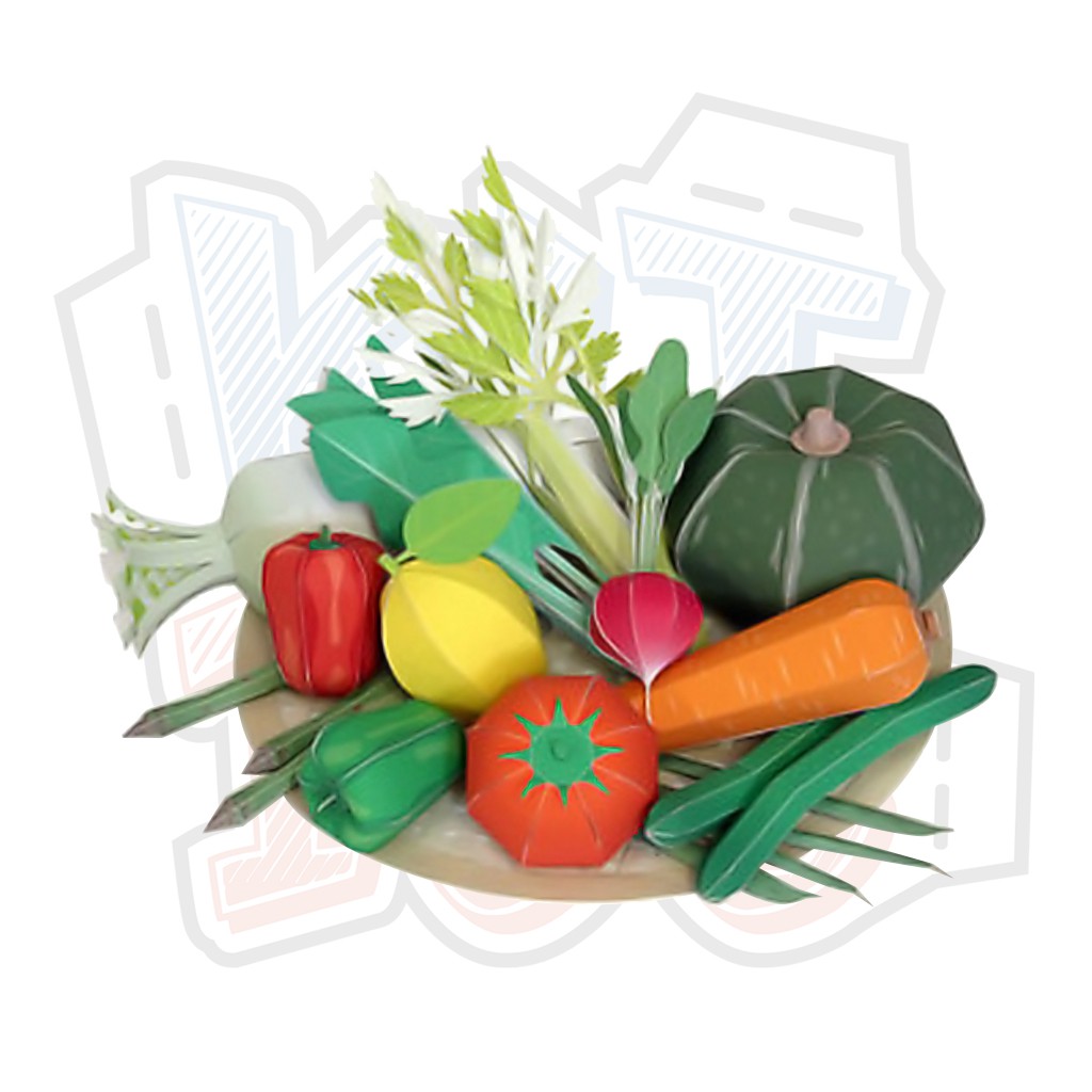 Fruit and Vegetable Paper Model | Shopee Philippines