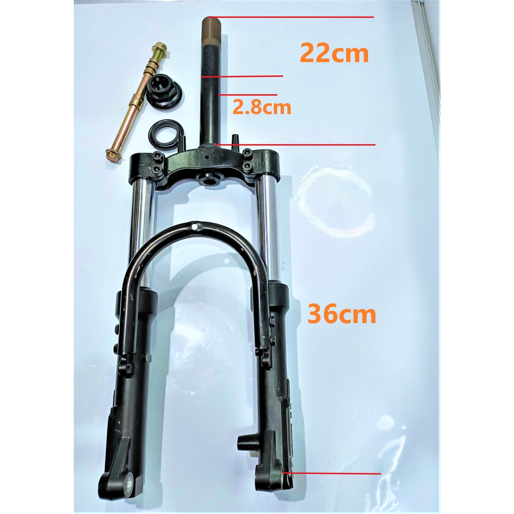 ebike front fork, telescopic, hydraulic shock for kuruma, kite, ruipjey ...