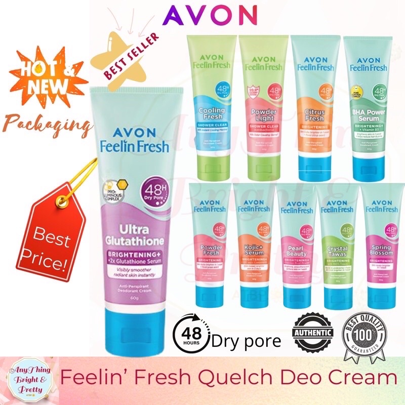 AVON FEELIN FRESH ULTRA GLUTATHIONE | Shopee Philippines