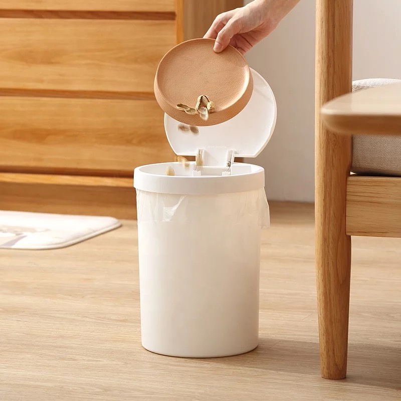 Minimalist Pressing Type Trash Bin | Shopee Philippines