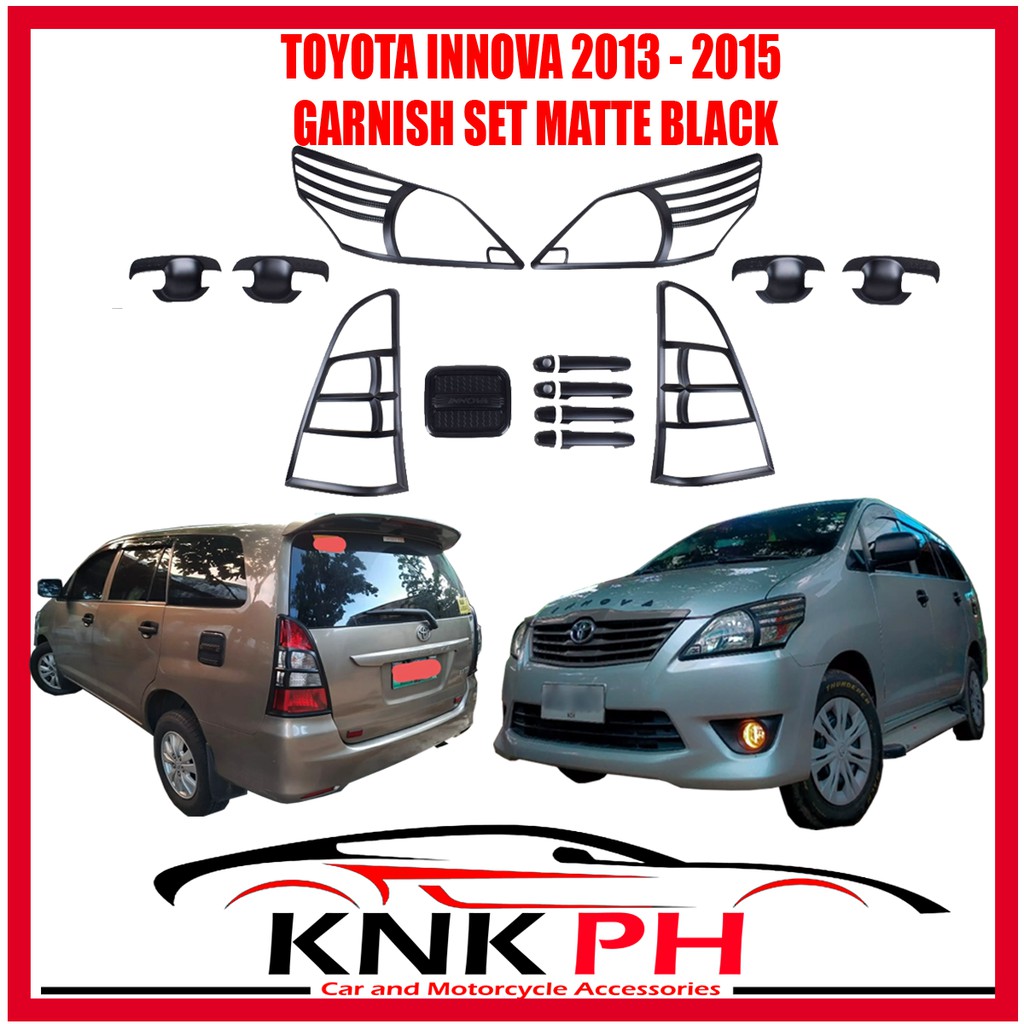 Toyota INNOVA 2013-2015 Old Model Combo Set Garnish cover | Shopee ...