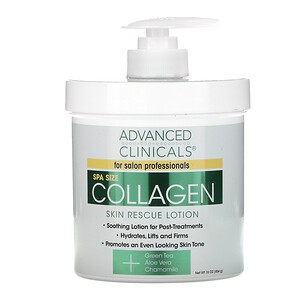 Advanced Clinicals, Collagen, Skin Rescue Lotion, 16 oz (454 g ...