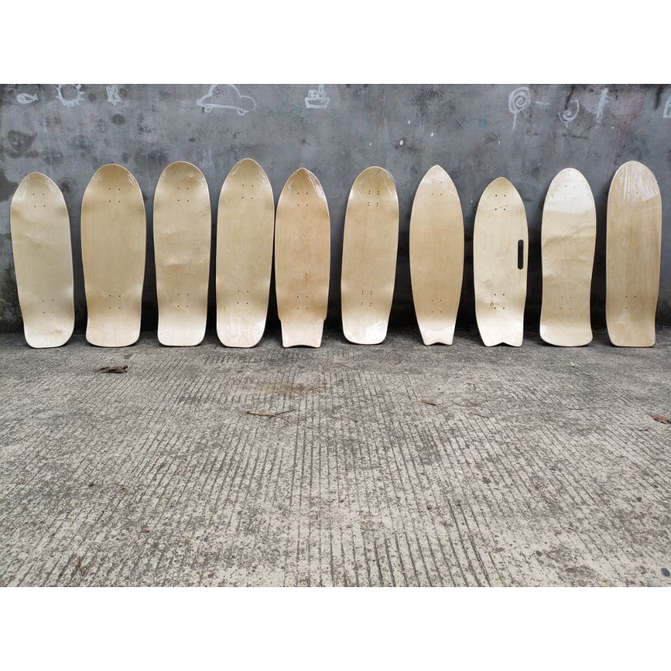 Double kick tail skateboard surf skateboard deck 32*10 inch 7-layer ...