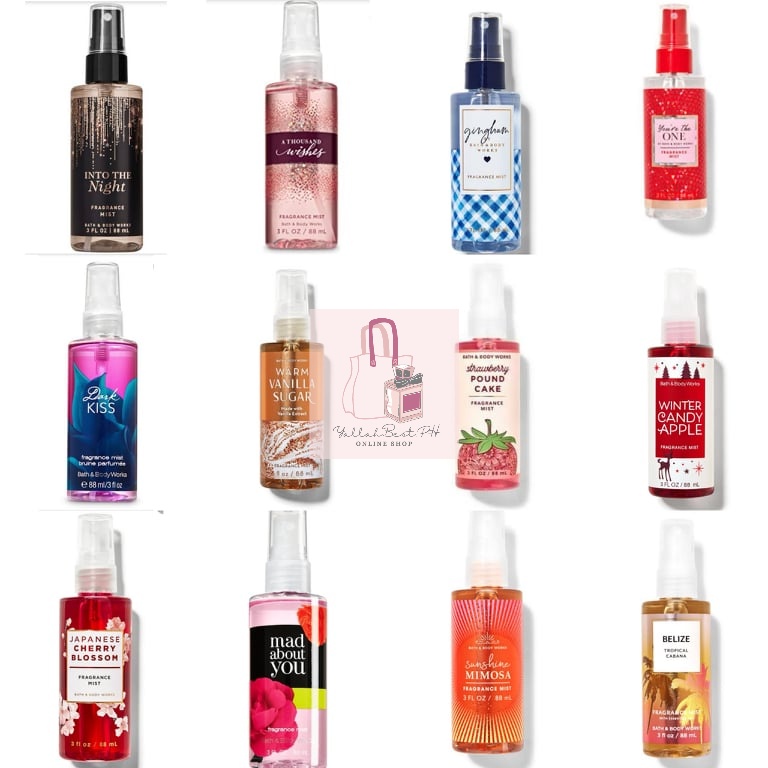 Bath & Body Works Travel Sized Mist 88mL | Shopee Philippines