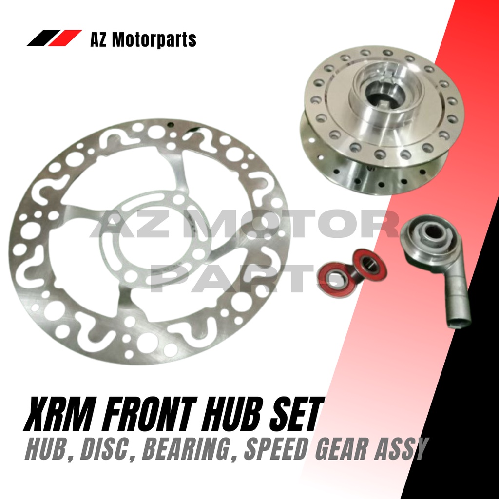 XRM Front Hub Set (Hub,Disc,Bearing,Speed gear assy) | Shopee Philippines