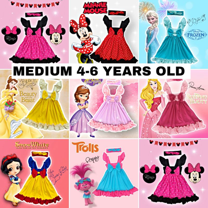 Medium Lulu Disney Princess Inspired Dress For Girls OOTD baby OOTD ...