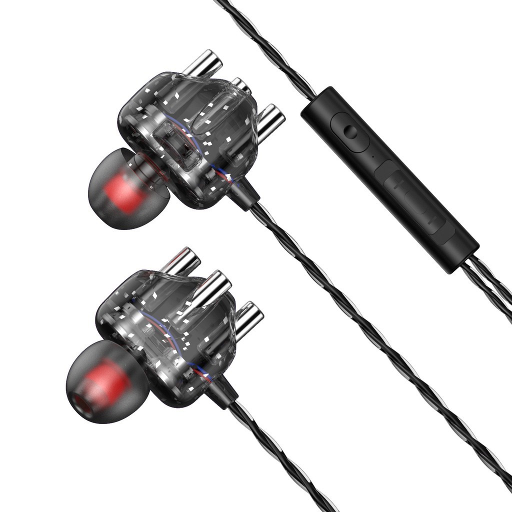 Wrap Around Hi-Fi Sound Music Stereo Earphones with Built-in Mic ...