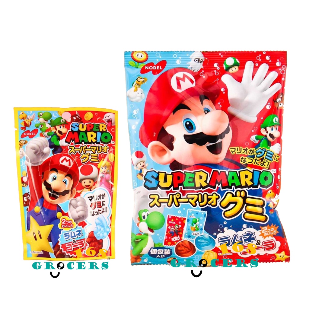 Nobel Super Mario Gummy Candy 45g or 90g | Shopee Philippines