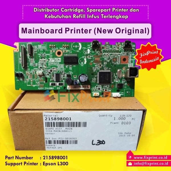 Epson L300 Printer Mainboard / Motheboard New FPTS2860 | Shopee Philippines