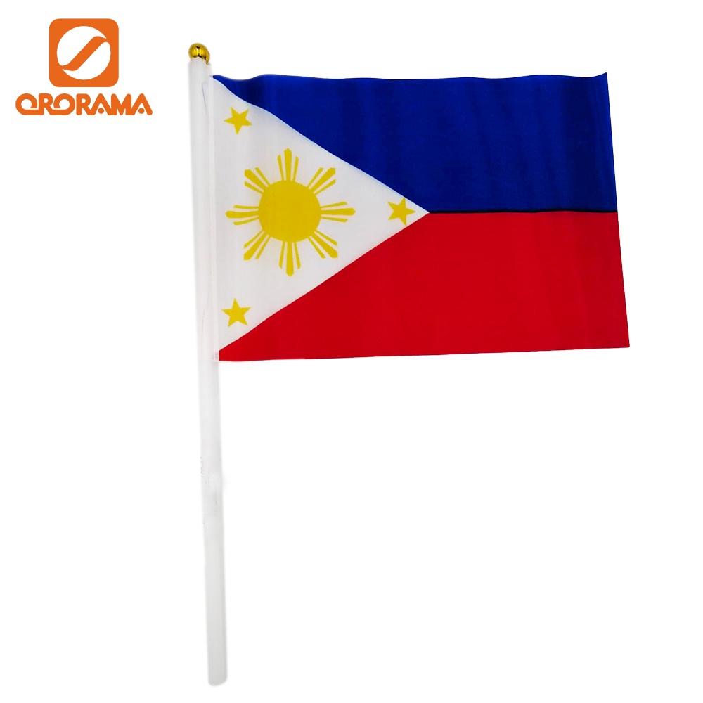 Philippine Flag Nylon Flaglet with Stick Small Size For Cars | Shopee ...